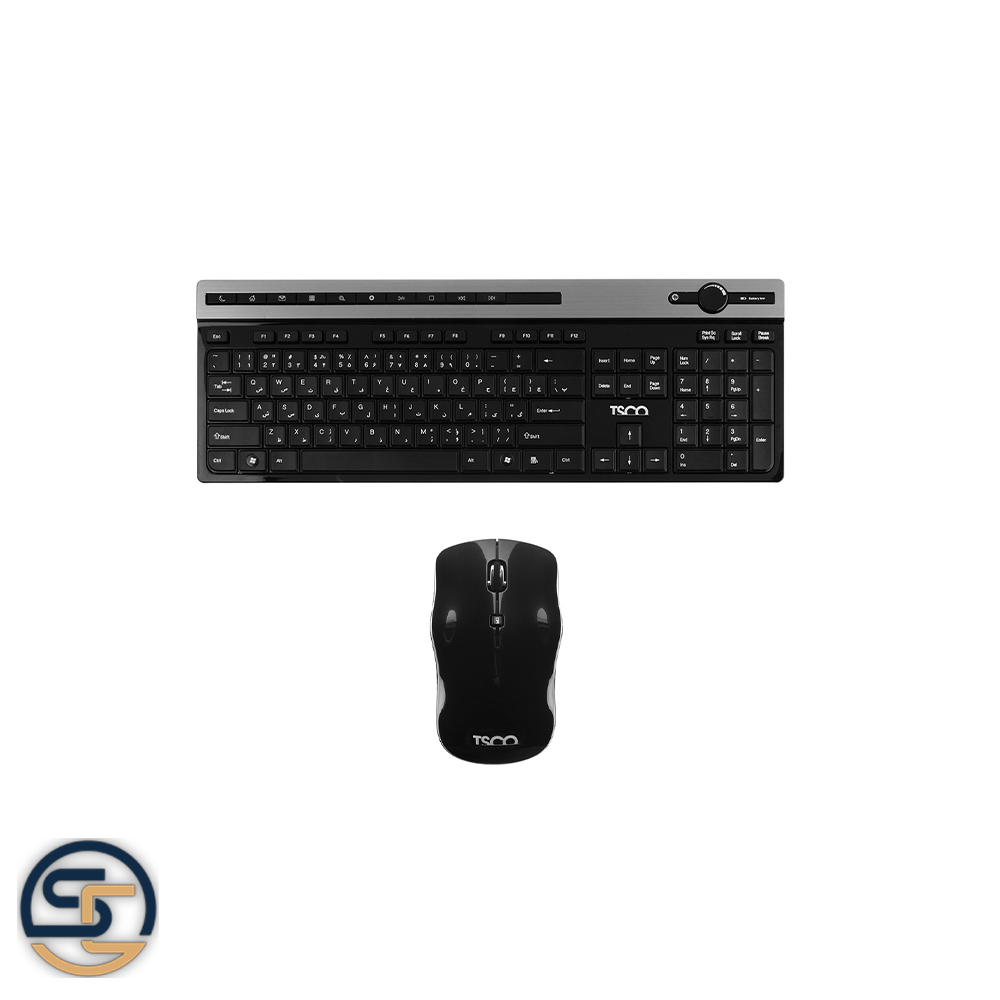 کیبورد و ماوس بی سیم Tsco TKM7106W - فروشگاه اینترنتی شبکه سام سنتر