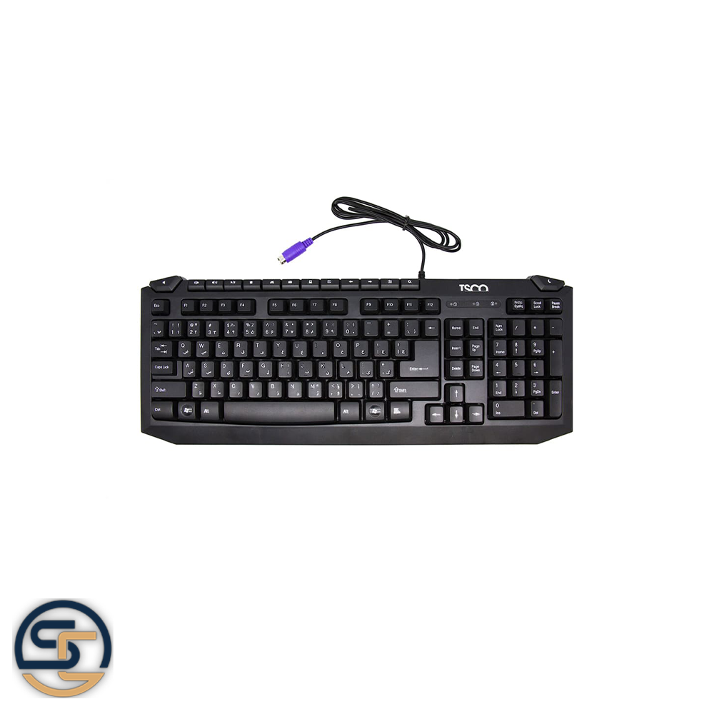 کیبورد Tsco TK8024PS2 - فروشگاه اینترنتی شبکه سام سنتر